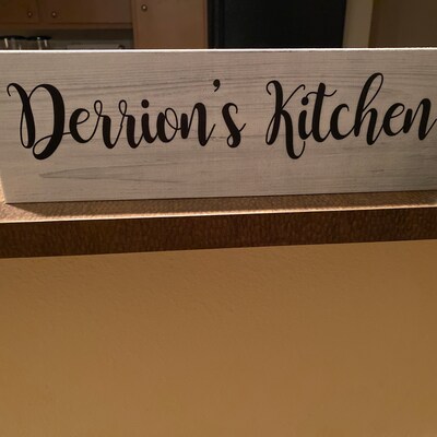 Custom Kitchen Sign, Kitchen Decor, Custom Wood Sign, Kitchen Signs ...