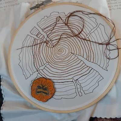 PDF Embroidery Pattern Tree Rings - Etsy