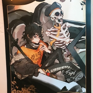 Percy Jackson Nico Di Angelo Skeleton Sticker | Etsy