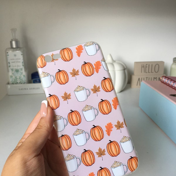 Autumn Phone Case Fall Leaves Cover for iPhone 17 Pro Max, 16e, 15, 14 ...