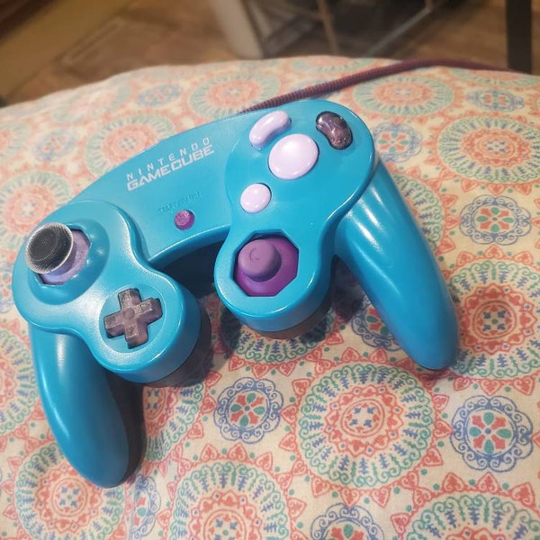Metallic Gamecube Themed Pro Controller Button Set - Etsy