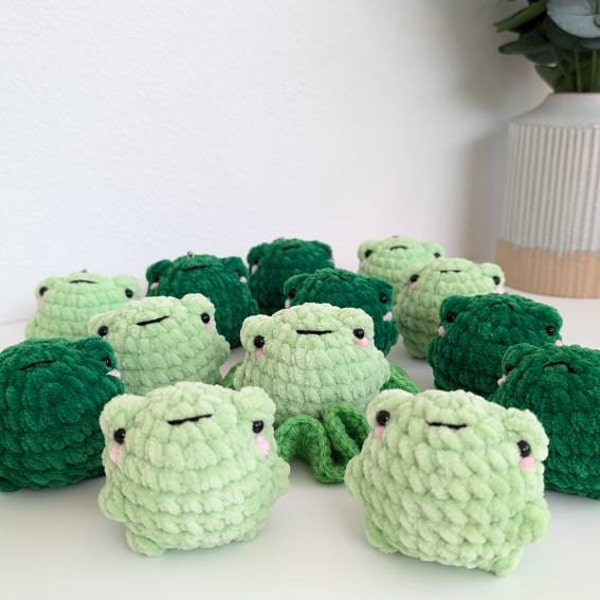 No Sew Chonky Frog Crochet Pattern - Etsy