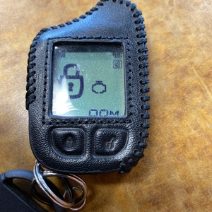 Leather Case for Compustar Prime 901, Remote Key Fob Case, 2 Way Remote ...