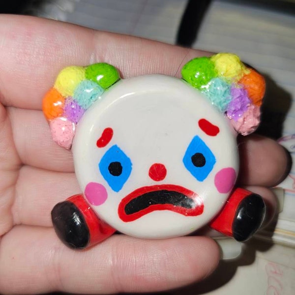 Sad Sprout Panda Polymer Clay Figurine//sculpture//desk Buddy - Etsy