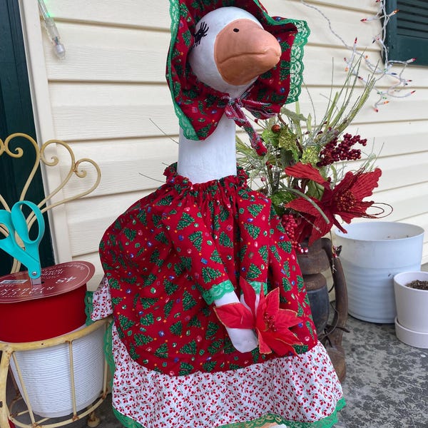 Best Dressed Goose Geese Clothes Outfit 25-27" LARGE Easter Dress and ...