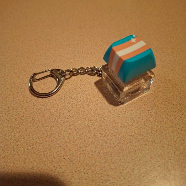 Pride Fidget LED Keychain, Keycap Sensory Gift, Clicker Charm, Backpack ...