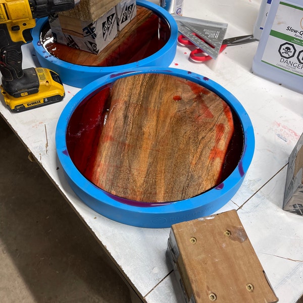 Large Round Silicone Molds for Epoxy Resin Projects - Etsy