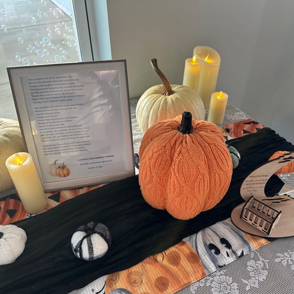 Personalised Wedding Memorial Centrepiece Candle Display Bench Save a ...