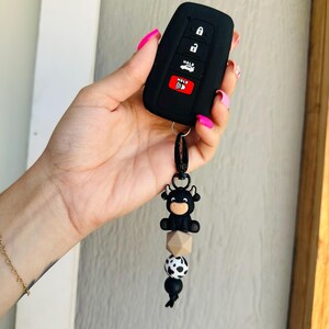 Flower Keychains Flower Pot Keychains Silicone Keychains Daisy ...