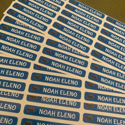 72 Skinny School Labels Great for School Supplies Long Skinny - Etsy