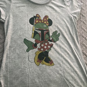 Mickey Mouse Boba Fett T-shirt - Etsy