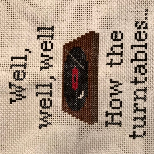 PATTERN*** the Office Cross Stitch Pattern, Well Well Well How the ...