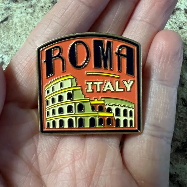 Amalfi Italy Travel Pin, Hard Enamel Pin, Flair, Brooch, Lapel, Pins ...