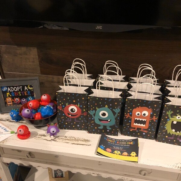 Adopt a Monster Printable Sign and Certificate Monsters Halloween ...