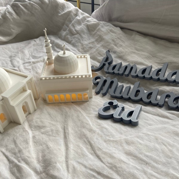 MINI Masjid Light-up Lanterns Light INCLUDED | 3D Printed Masjid An ...