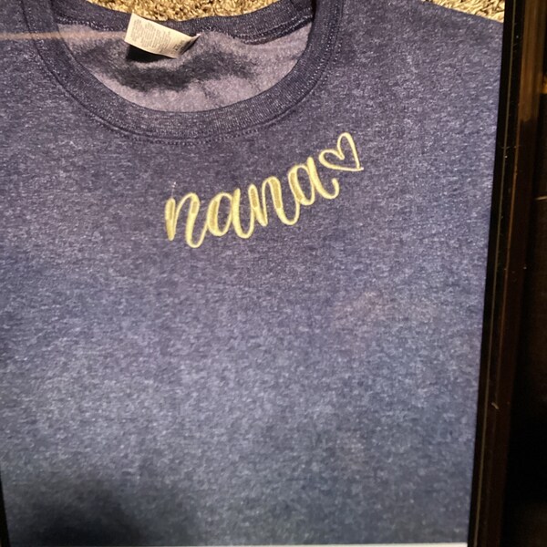 Curved Nana Machine Embroidery Design. 4 Sizes. Collar Nana Embroidery ...