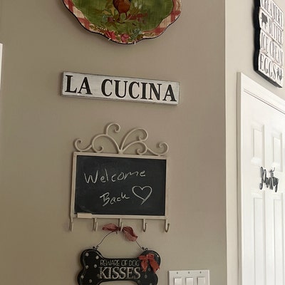 Italian Kitchen Sign La Cucina THE KITCHEN Tuscan Decor, Farmhouse ...