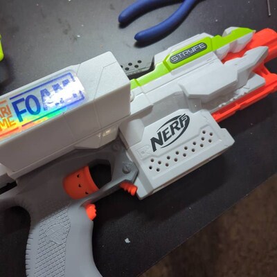 Custom Gauntlet XL Nerf Mega XL Dart Launching Blaster Lower Crush ...
