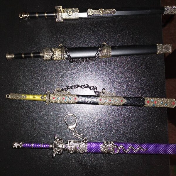 Samurai Katana Hand-forged Ninja Sword Mini Japanese Sword Samurai ...