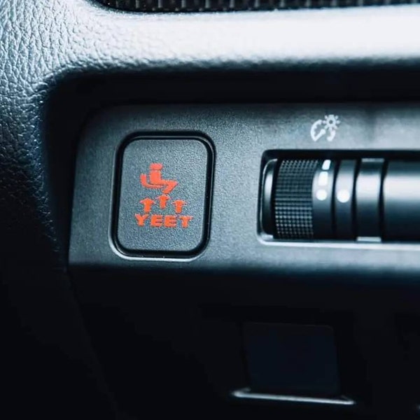 Ejection Seat YEET Car Button Vinyl Decal - Etsy