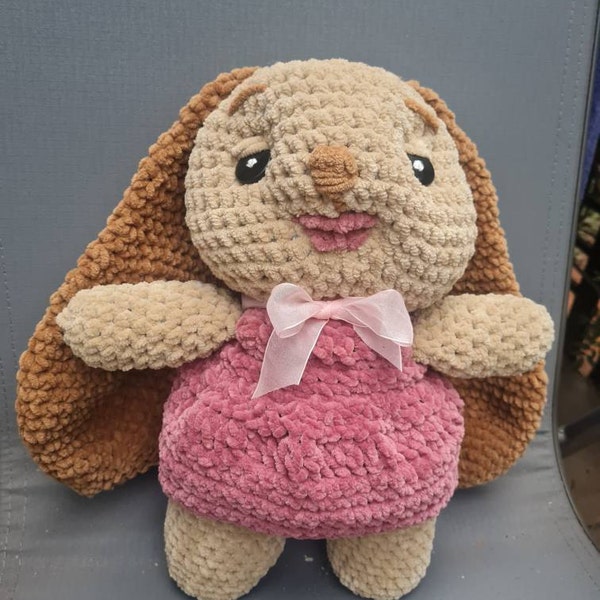 Crochet Pattern Bunny, Amigurumi Easter Plush Bunny Tutorial, Crochet ...