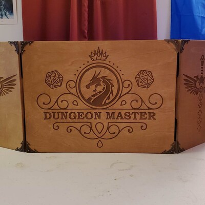 Dm Screen, Dungeon Master Screen Magnetic Wood, Dnd Dm Screen ...