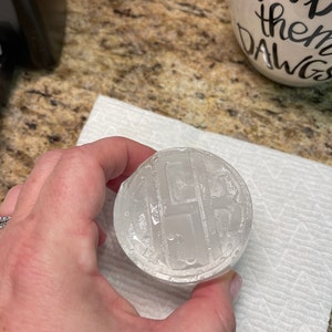 Custom TEXT/INITIALS Cocktail Ice CYLINDER Tray Personalized - Etsy