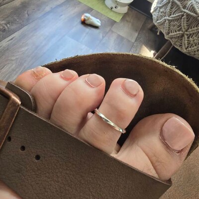 Sterling Silver Toe Ring, Knuckle Ring, Toe Jewelry, Beach Jewelry, Toe ...