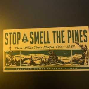 Civilian Conservation Corps Sticker Set Bumper Sticker CCC - Etsy