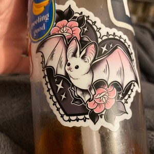 Little Bat Vinyl Sticker - Etsy