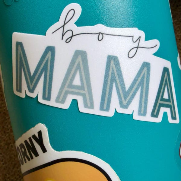 Boy Mama Sticker - Girl Mama Sticker - Cute Stickers for Moms - Mother ...