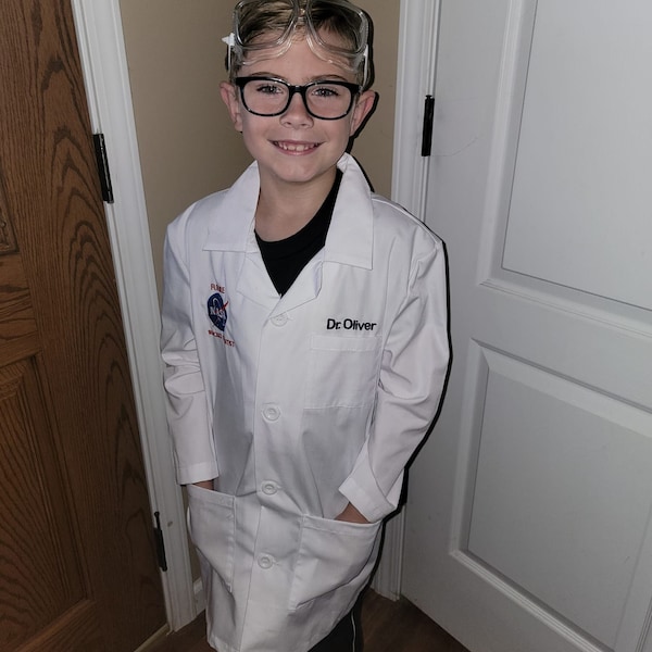 Embroidered Personalized Kids Lab Coat for Little Doctors and Nurses ...
