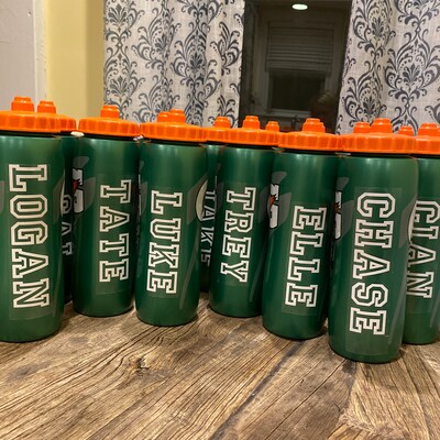 Customized Gatorade Type Sports Bottle Labels name Sticker Only for ...