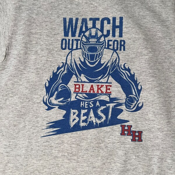 Watch Out He's a Beast, Football Mom Cutting Template, Svg, Png, Eps ...