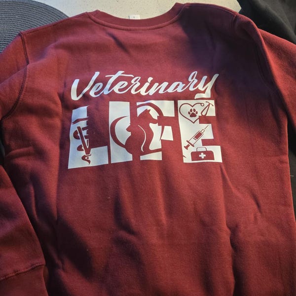 Personalized Phlebotomist Double Sided Sweatshirt, Custom Medical ...