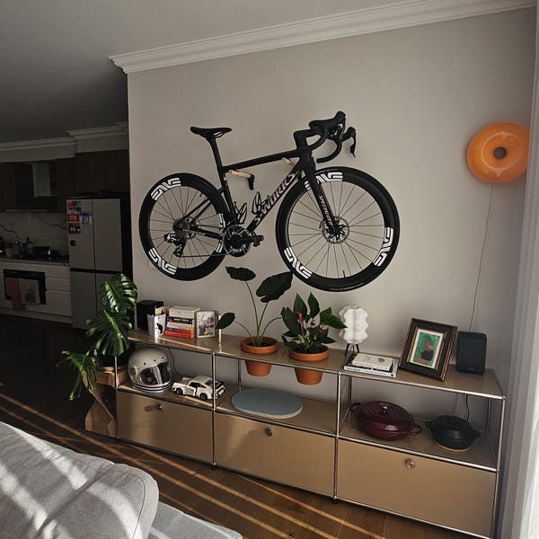 Road Bike Wall Mount: Minimalist Bicycle Storage Rack - Etsy Canada