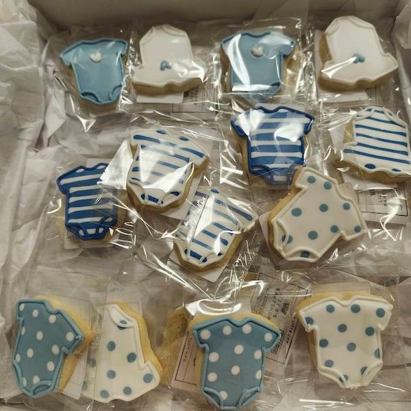 24 Mini Baby Shower Sugar Cookies! - Etsy