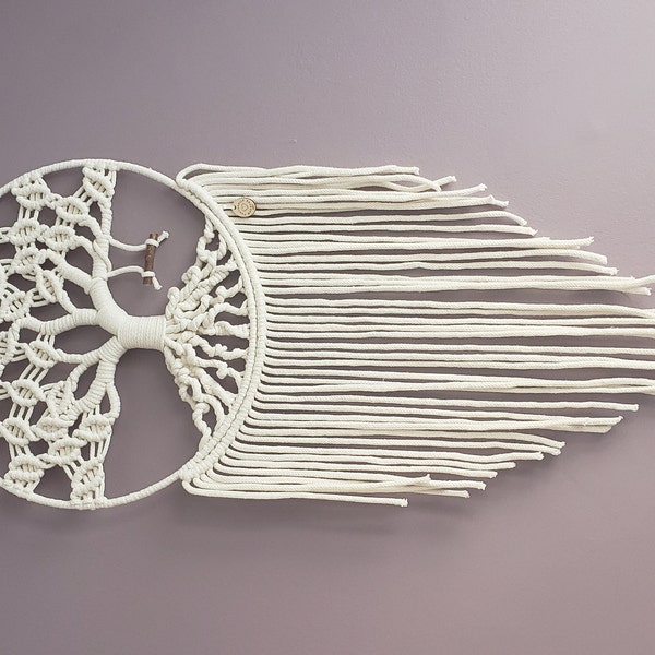 Macrame Tree of Life,boho Decor,handmade Dreamcatcher,large Macrame ...