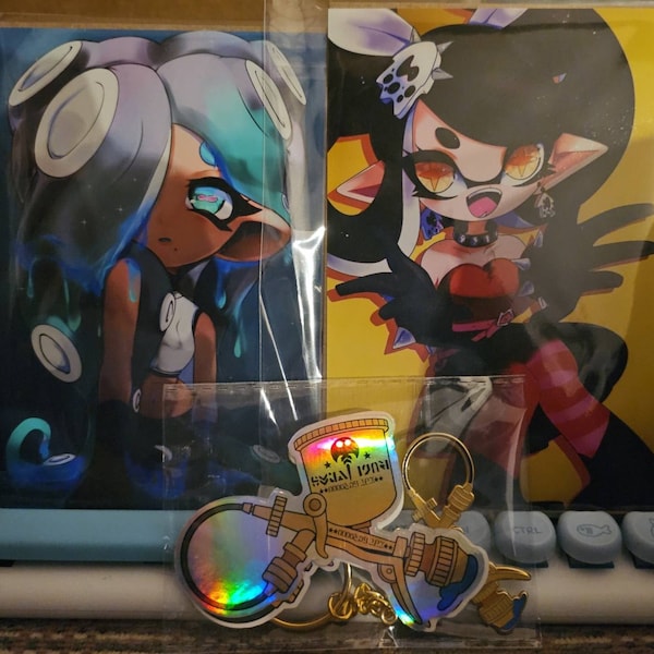 Splatoon BI Pins Squid Octo - Etsy