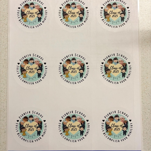 Pioneer School Printable Card & Tag Bundle | JW | Class of 2025| Hand ...