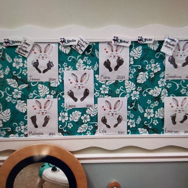 Some Bunny Loves You / Easter / Footprint Handprint Art / Baby Toddler ...