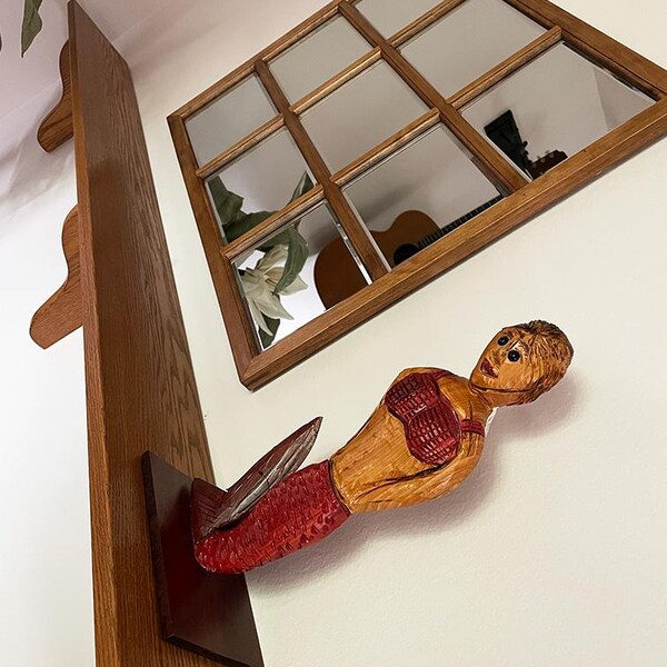 Siamese Cat Bird Cage Cat Lady Art Print Numbered Hand Signed 80s ...