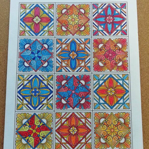 Part 2-mandalas for Meditative Coloring: 10 Mindfulness Coloring Pages ...