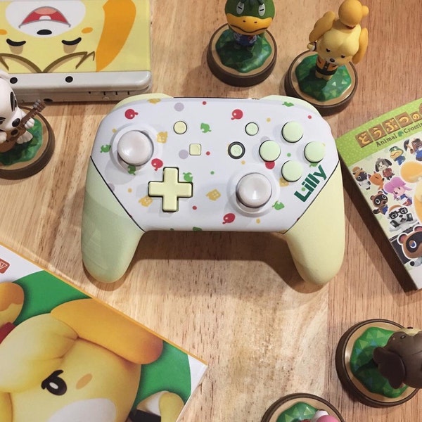 Custom Animal Crossing Themed Nintendo Switch Pro Controller - Etsy