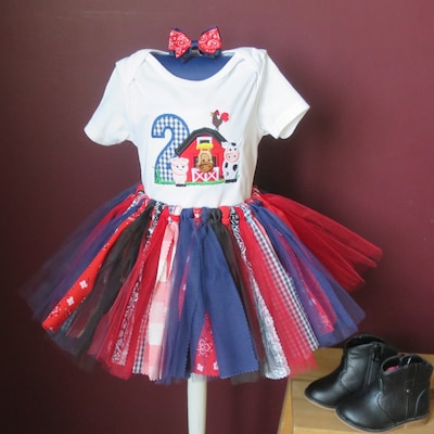 Barn Birthday Number Set Digital Machine Embroidery Applique Design 4 ...