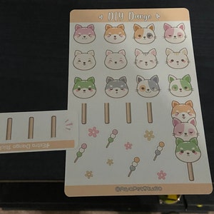 Silly Pomsky Sticker Sheet Cute Chibi Kawaii Dog Stickers, Digital Art ...