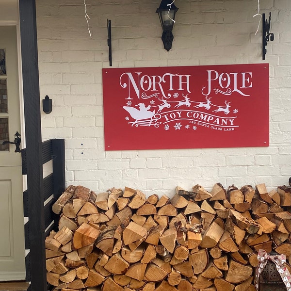 North Pole Toy Company SVG, Christmas Svg, Santa Svg, Christmas Sign ...