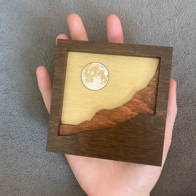 Black Cat in Window 3D Wood Shadow Box Handcrafted Scene / - Etsy