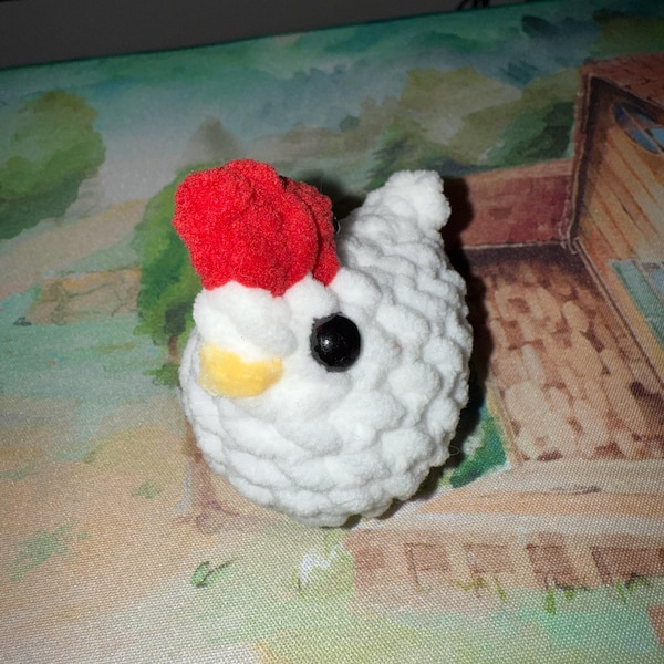 Stardew Valley Chickens Key Chains, Five Colors, Amigurumi, Crochet - Etsy