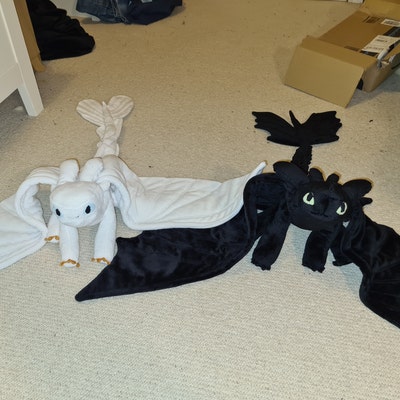 Huge Light Fury Plush PDF Sewing Pattern Digital Download - Etsy